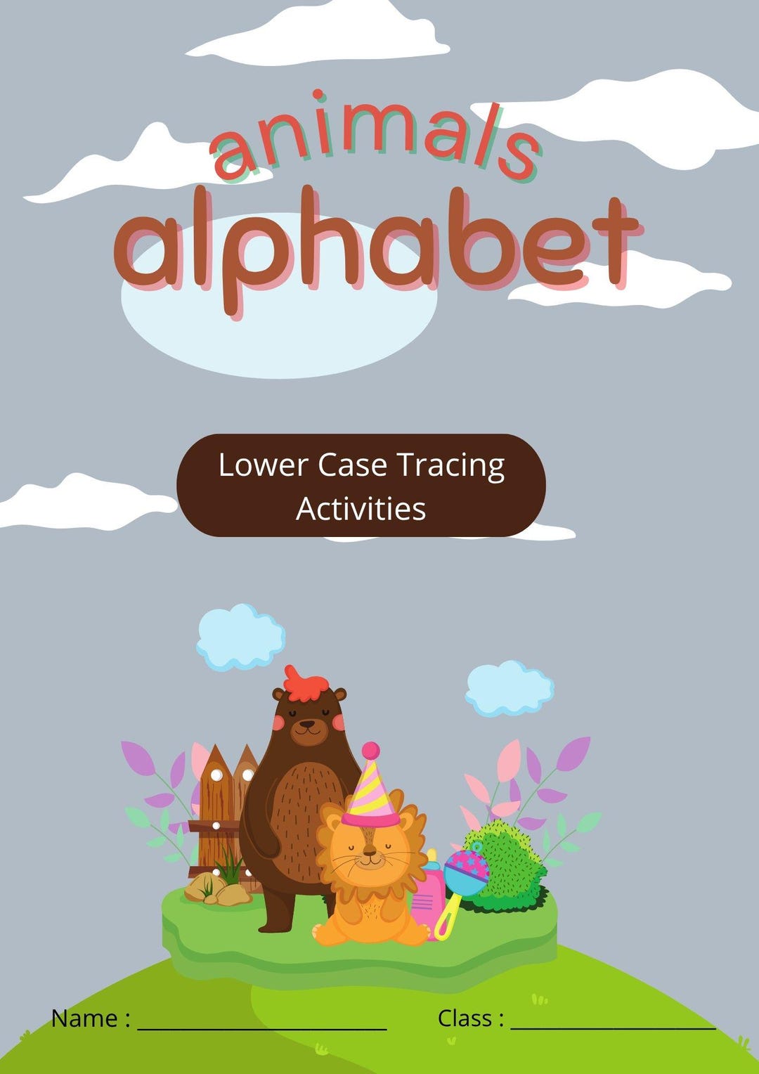 Lower Case ABC Tracing - Etsy