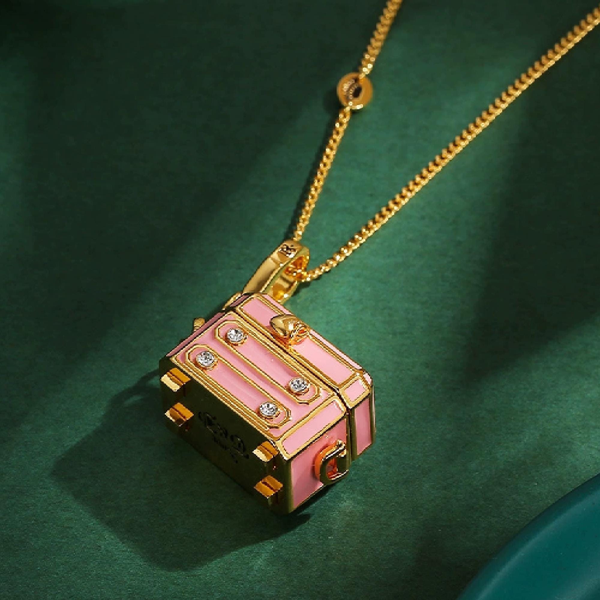 Juicy Couture Jewelry Chest Train Case Box Charm. - Etsy