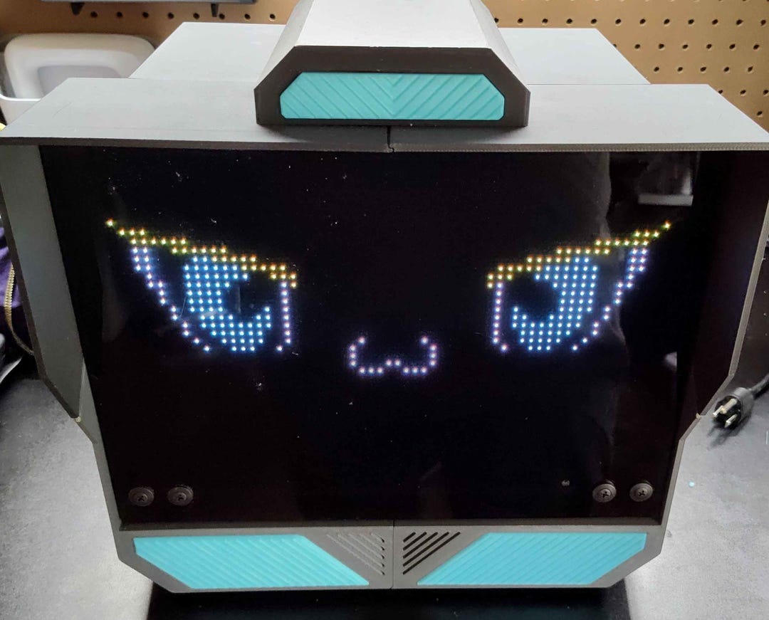 LED TV Object Head, Cosplay Rave Mask, Anime Comicon Prop. Nightingale ...