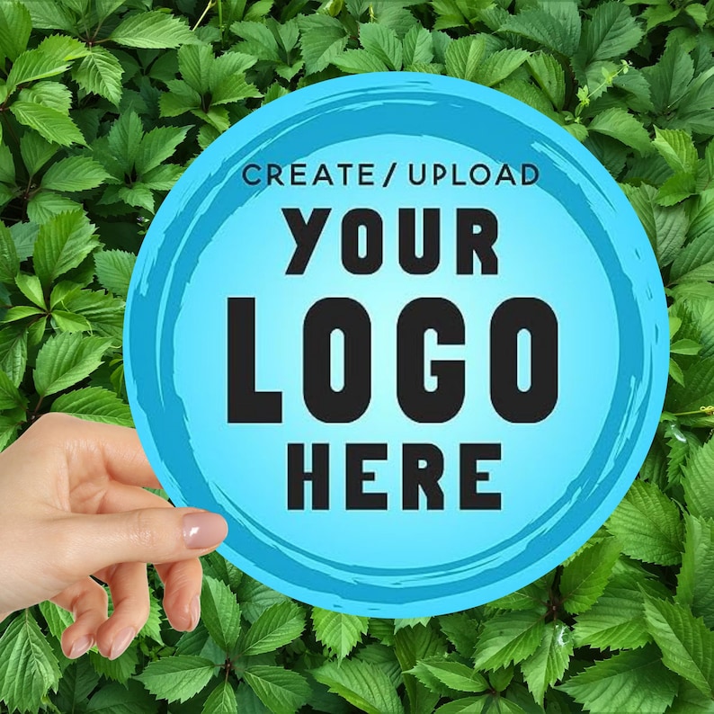 Custom Round Logo Stickers: Waterproof Labels for Product Packaging - Etsy