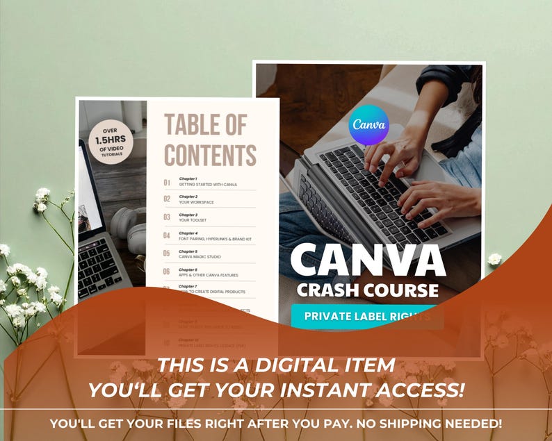 Canva Crash Course, Digital Marketing Basics (editable Templates ...