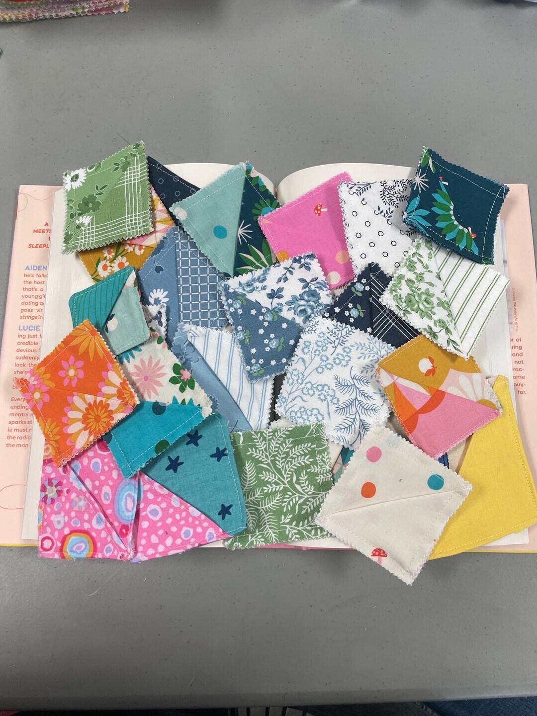 Handmade Mini Charm Pack Corner Book Marks - Etsy