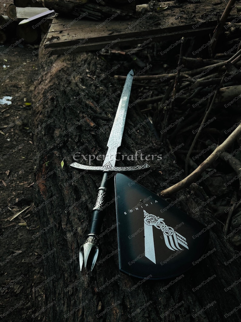 Hand-forged High Carbon Steel Sword | LOTR Replica, Viking Decor - Etsy