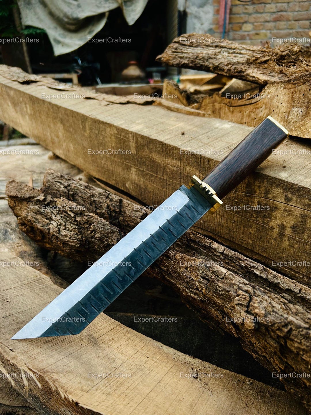 Hand Forged High Carbon Steel Viking Seax Knife | Custom Handmade Seax ...