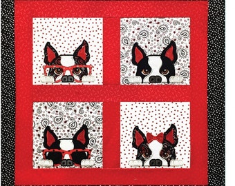 Boston Terrier Quilt Pattern - Etsy