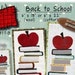 Back to School Miniature Quilt Pattern Price Includes Shipping - Etsy
