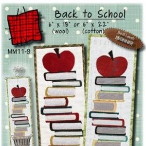 Back to School Miniature Quilt Pattern Price Includes Shipping - Etsy
