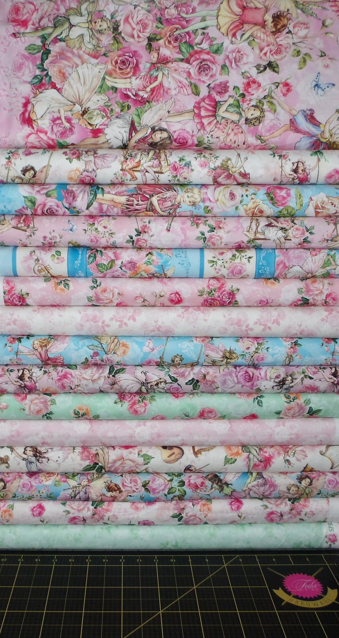 Spring Songs Flower Fairies Full Collection Fat Quarter Bundle - 15 ...