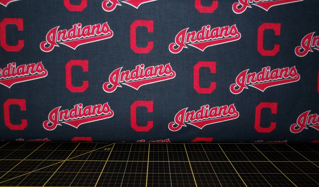 Fabric Traditions. MLB Cleveland Indians Allover Major League Baseball ...