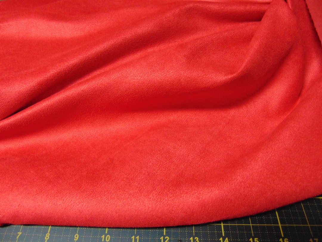 Shannon Fabrics. Cuddle Suede Scarlet - Etsy