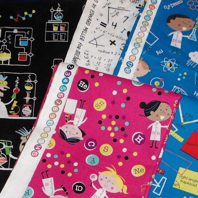 Science Fabric - Etsy
