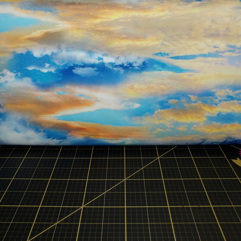 Sky Fabric - Etsy