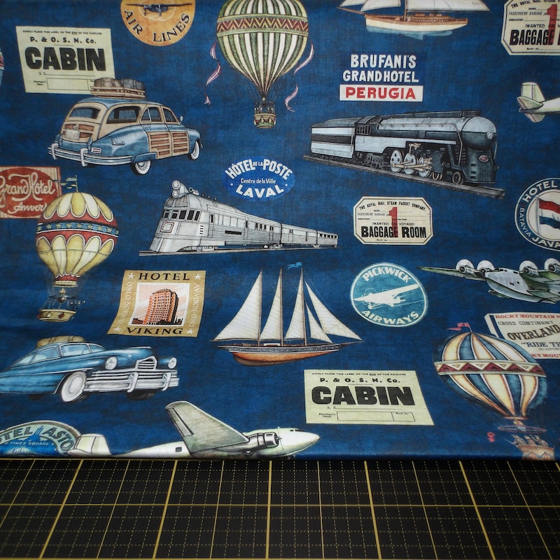 Travel Fabric - Etsy