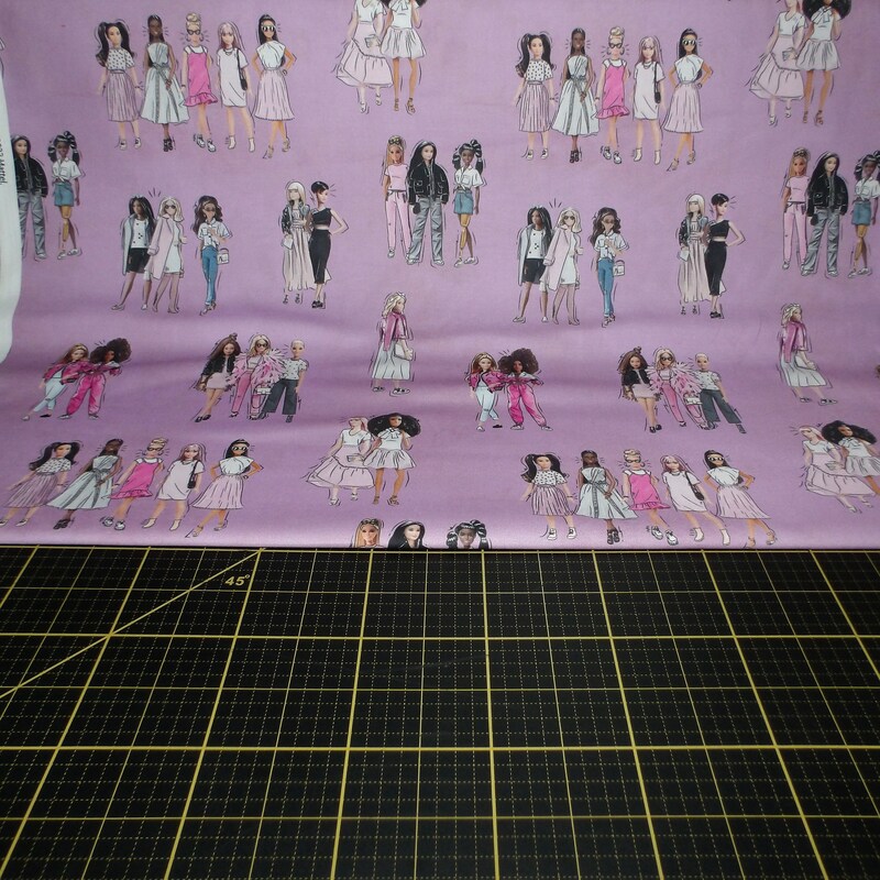 Barbie Fabric by the Yard - Etsy