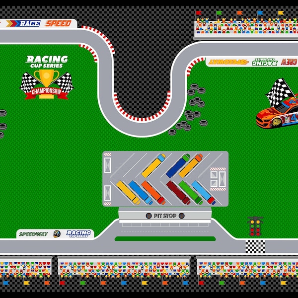 Race Track Playmat - Etsy