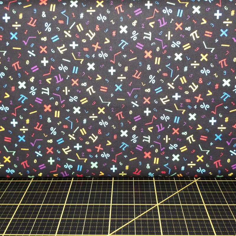 Math Fabric - Etsy