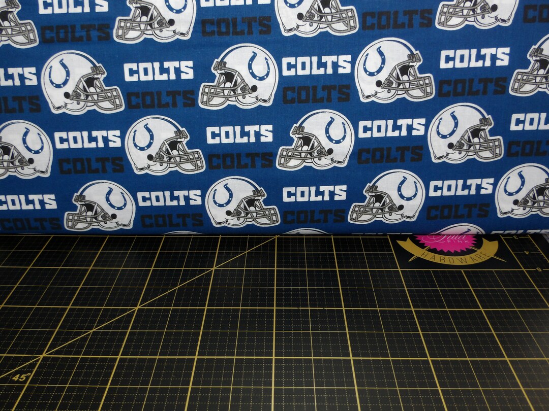 Fabric Traditions. NFL Indianapolis Colts Allover - NFL Cotton Fabric ...