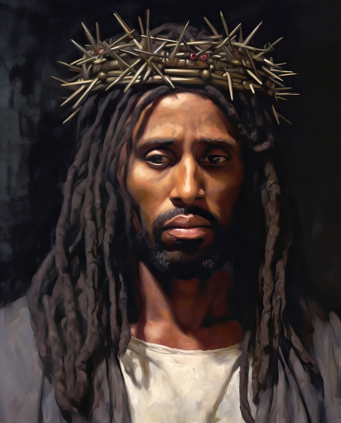 David Textiles. Jesus Christ Panel Multi Full Yard DIGITALLY PRINTED ...