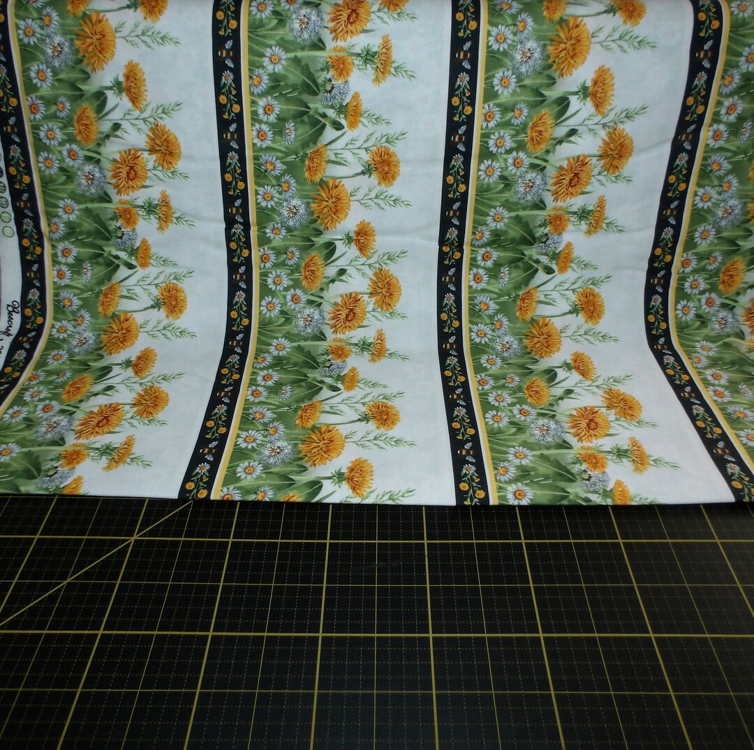 Northcott. Beecroft. Border Stripe White - Etsy