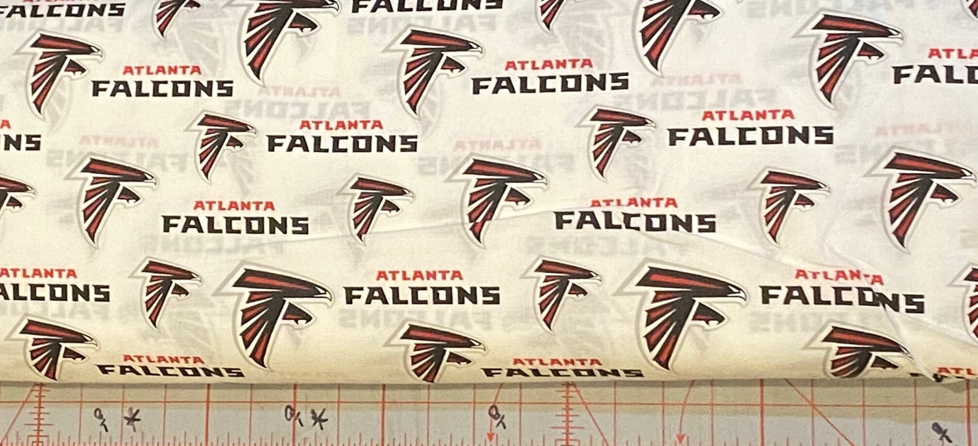 Fabric Traditions. NFL Atlanta Falcons 58/60 wide Choose | Etsy
