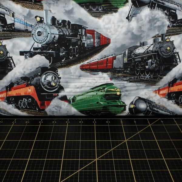 Train Fabric - Etsy