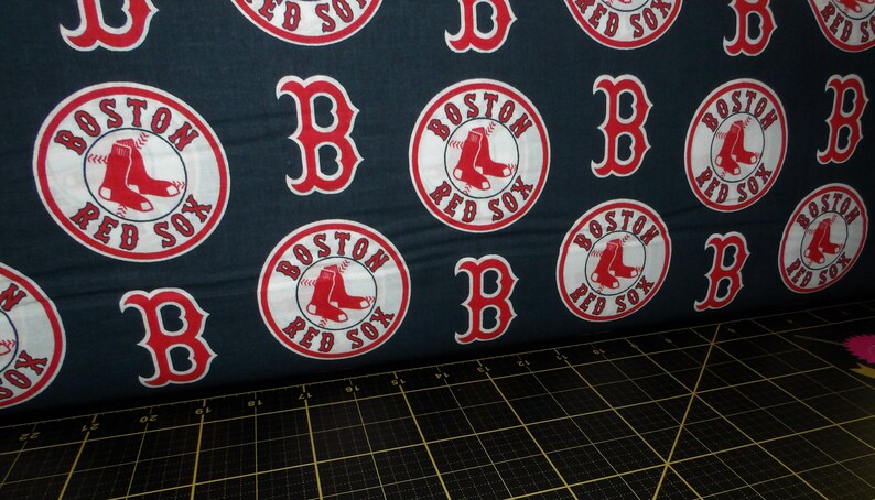 Fabric Traditions. MLB Boston Red Sox Navy 58/60 Wide - Etsy