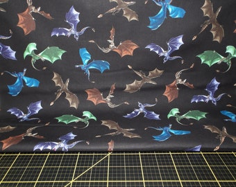 Victorian Knights Fabric Knight Night by Peacoquettedesigns Vintage ...