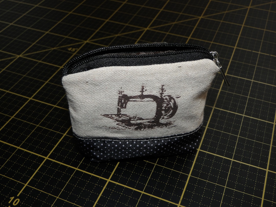 Sewing Kit Zipper Pouch - Includes Small Sewing Thread Spools, Hand ...