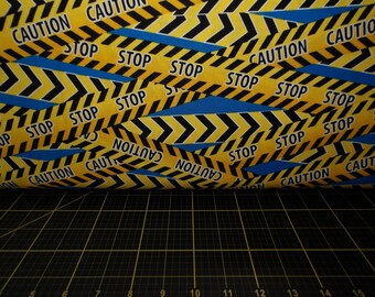 Caution Barricade Fabric Construction Notice Warning Danger - Etsy