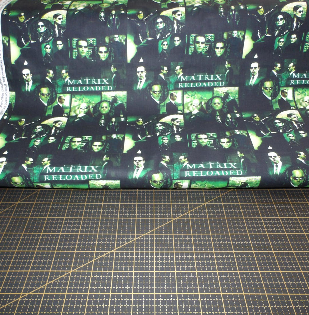 Camelot Fabrics. the Matrix. Matrix Characters Black - Etsy