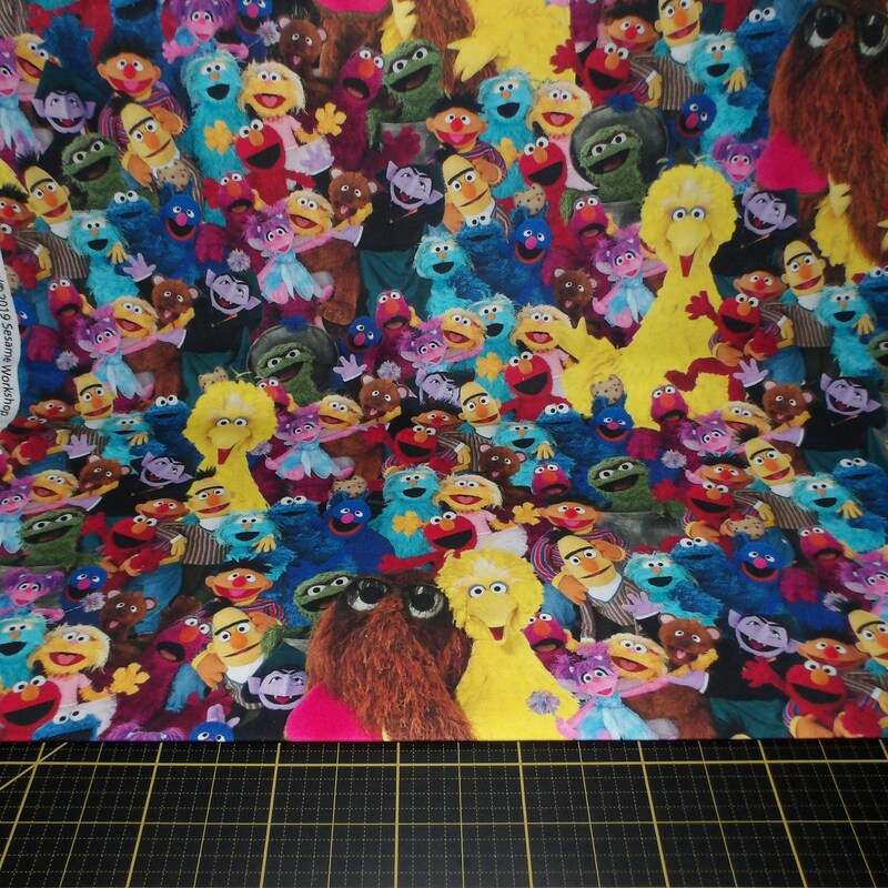 Sesame Street Fabric - Etsy
