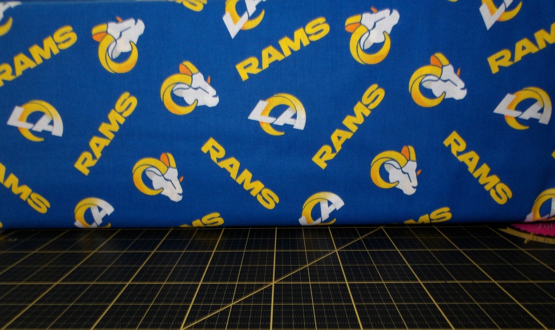 Fabric Traditions. NFL LA Rams 56/58 Wide - Etsy