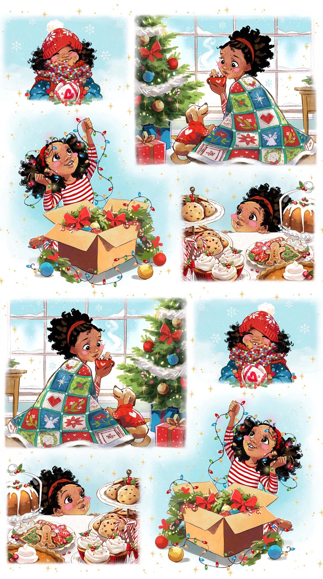 Northcott. Christmas Wonder. Block Panel 2/3 Yd DIGITALLY PRINTED - Etsy