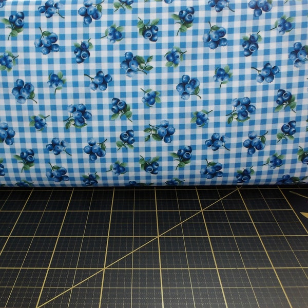 Timeless Treasures Fabric Blueberry - Etsy