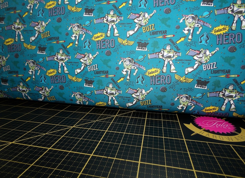 Camelot Fabrics. Disney/pixar Toy Story III. Buzz Action Blue - Etsy