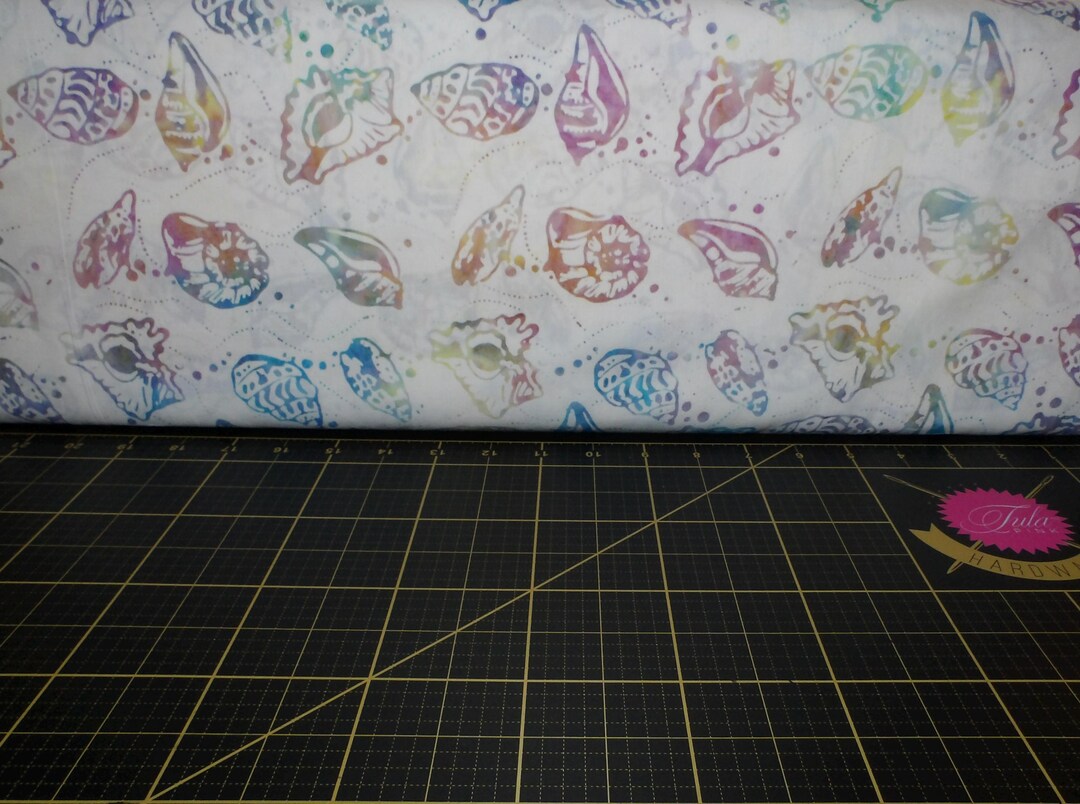 Benartex. Bali Hawaii. Sea Shells Shell BATIK - Etsy