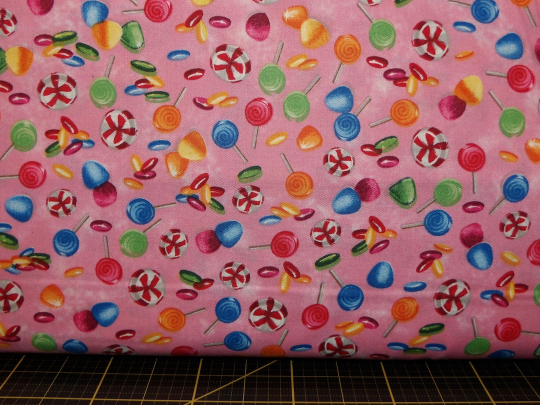 QT Fabrics. Candyland. Candy Pink - Game Original Artwork - Etsy