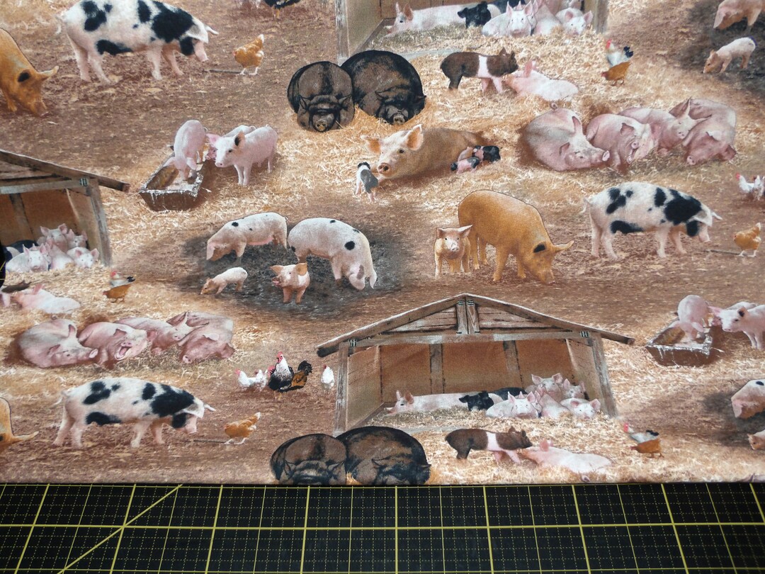 Elizabeth's Studio. Farm Animals. Barn Pigs - Etsy