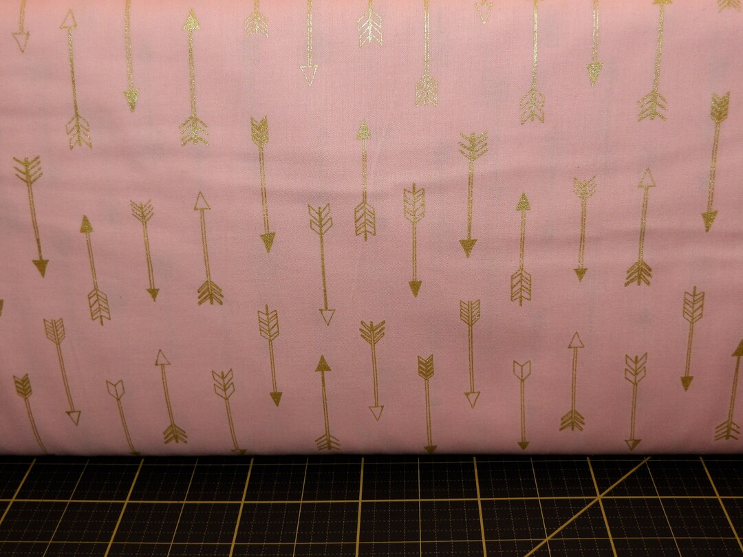 Michael Miller. Arrow Flight. Arrows in Blush Metallic - Out of Print ...