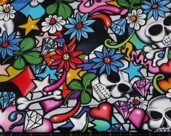 Alexander Henry Street Skull by Alexander Henry 8644BR - Etsy