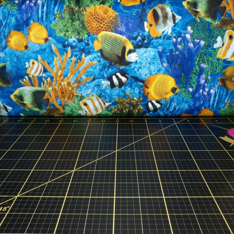 Tropical Fish Fabric - Etsy
