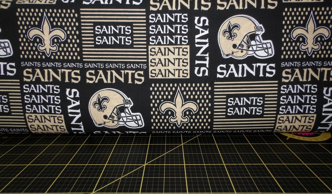 Fabric Traditions. NFL New Orleans Saints Patch 56/58 Inches Wide - Etsy