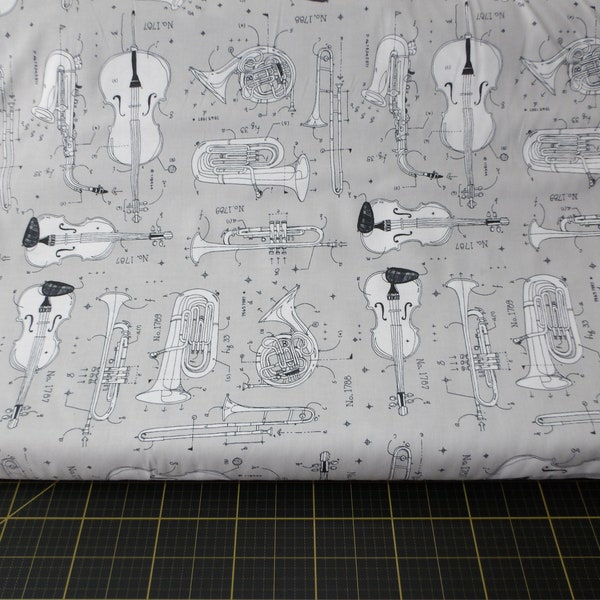 Music Fabric - Etsy