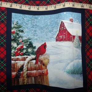 Northcott. Farmstead Friends. Horse Panel 28.5 Inch Red/multi DIGITAL ...
