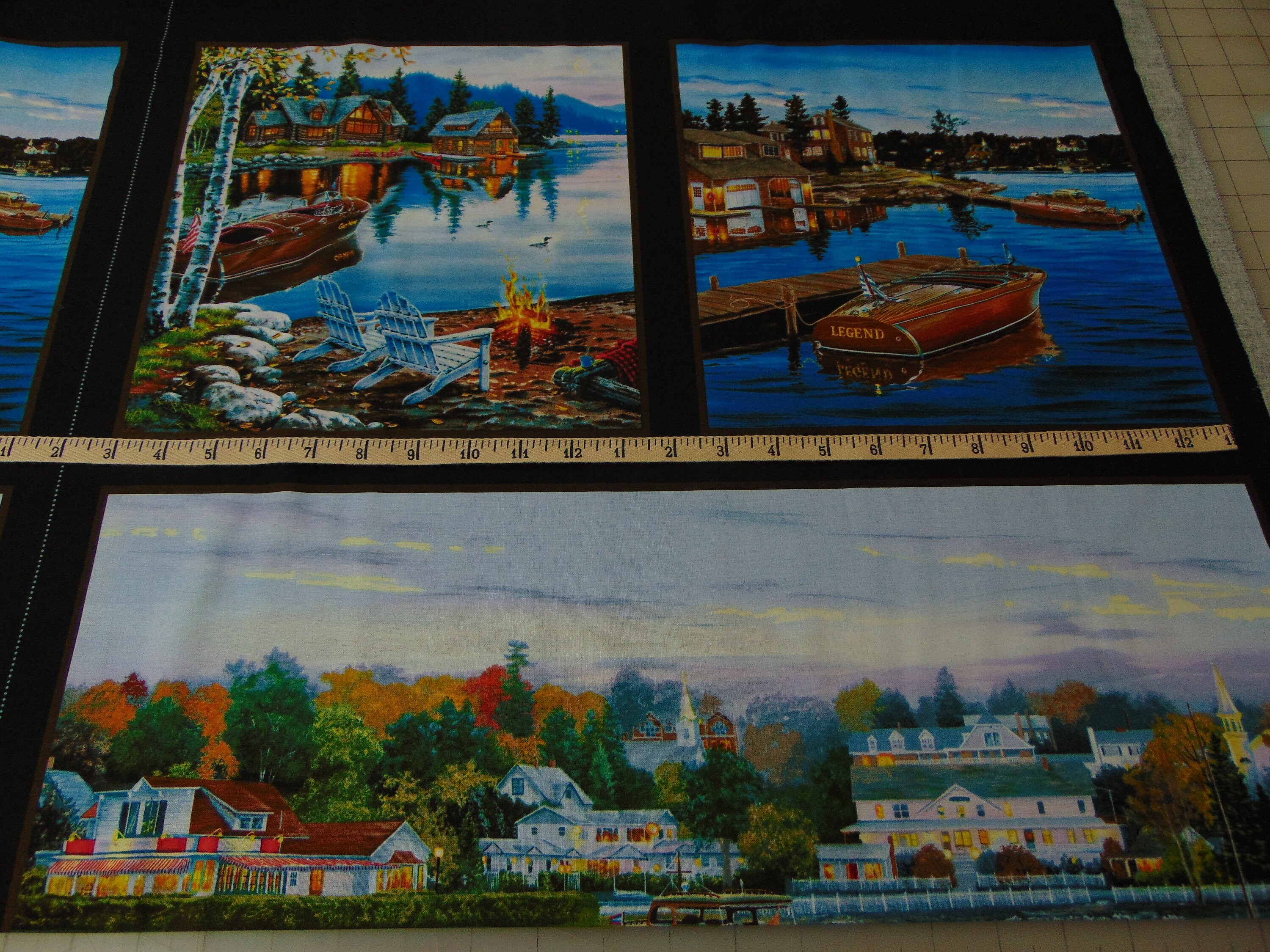 Elizabeth's Studio. Classic Boats Black. - 2/3 Yard Quilting Panel - Etsy