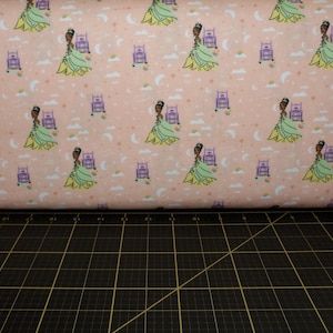 Camelot Fabrics. Disney Heart of a Princess. Tiana Coral - Etsy