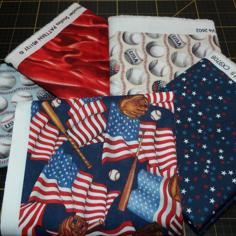 Baseball Quilt Panel - Etsy