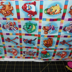 QT Fabrics. Candyland. Character Blocks 2/3 Yd - Game Original Artwork ...