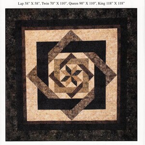 Labyrinth Quilt Pattern Calico Carriage Quilt Designs No Diamonds and ...