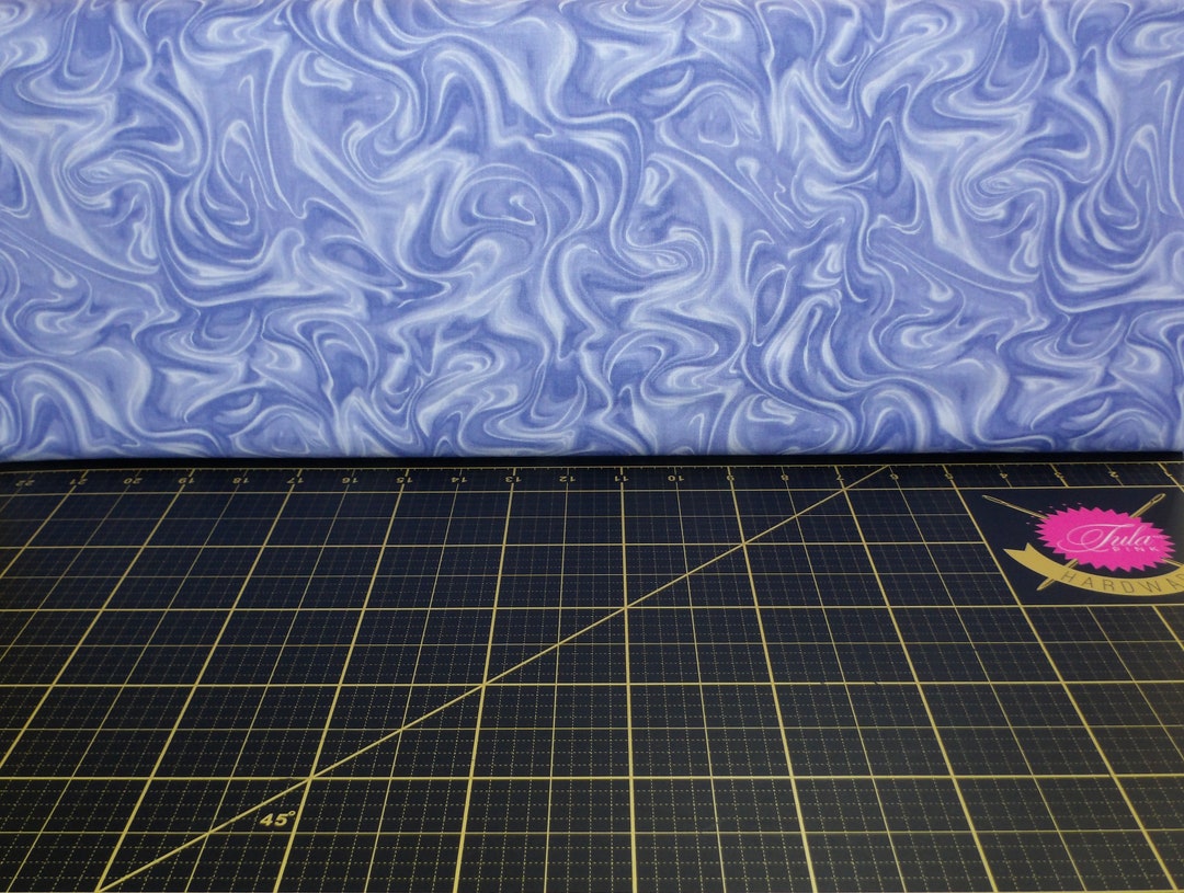 Kanvas. Marbleized Periwinkle - Twirling Marble Motif 100% Cotton - Etsy